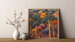 Colourful Elephant in the Forest | Henri Rousseau Style Poster | Retro ...